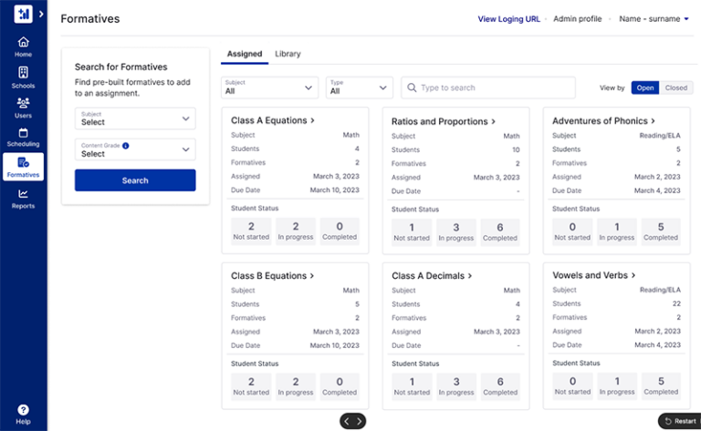 Imagine+ Assessment - Imagine Learning